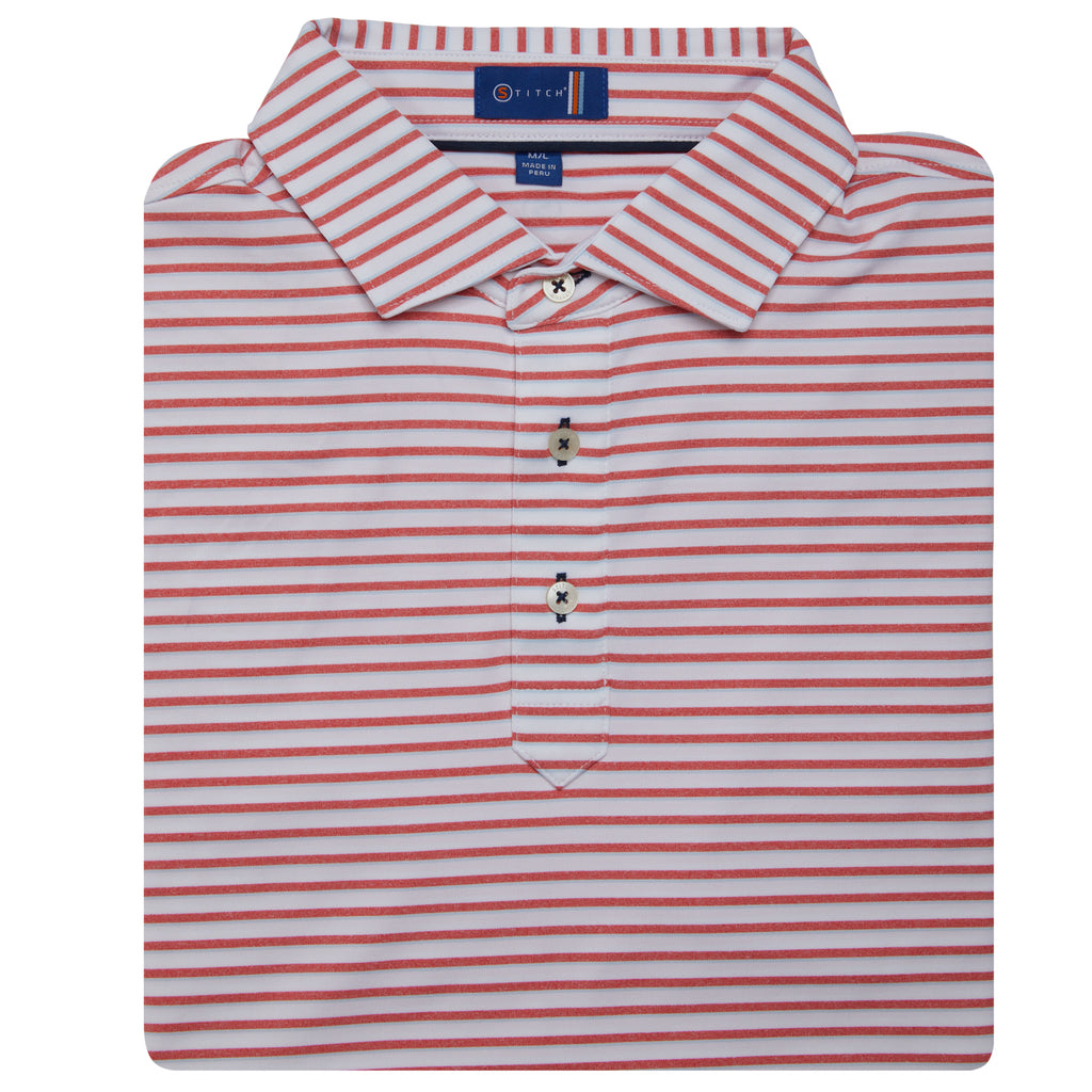 Broome Men's Striped Golf Polo – Stitch Golf