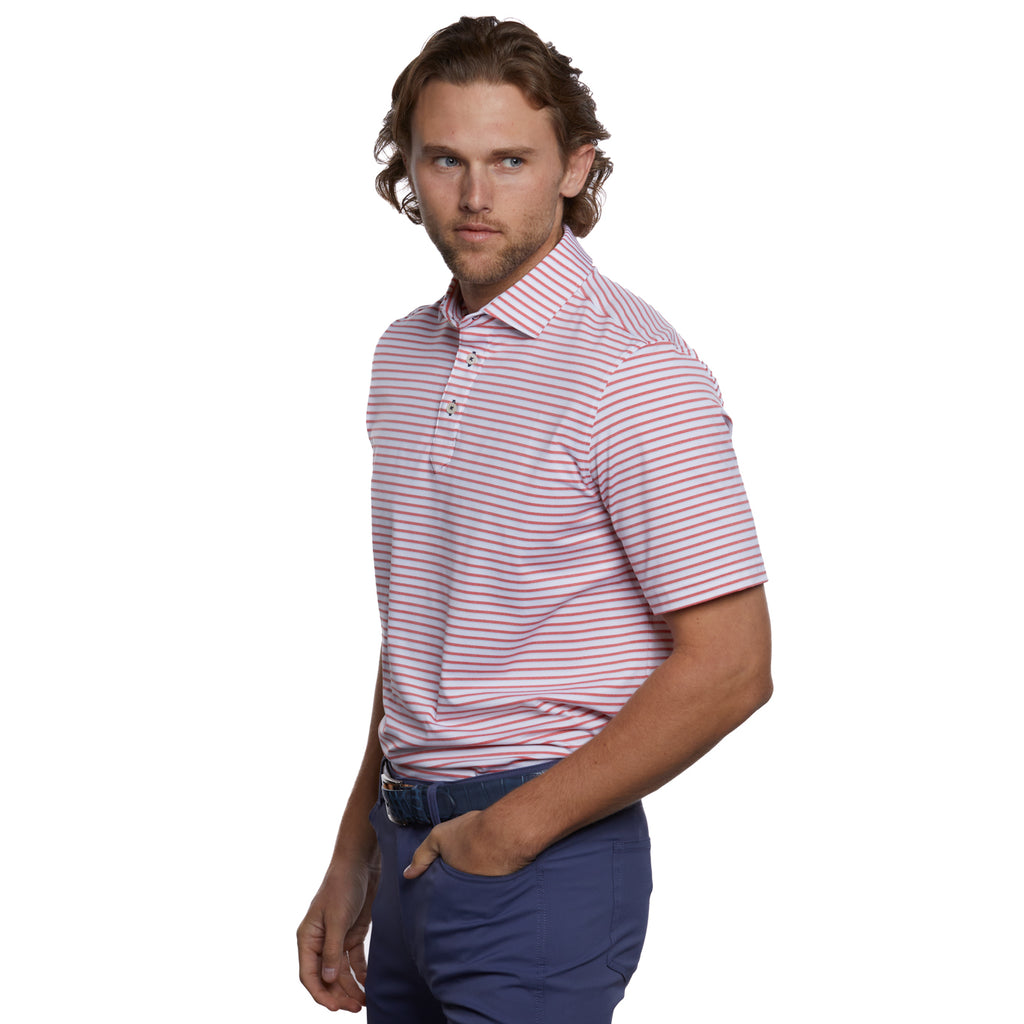 Broome Men's Striped Golf Polo – Stitch Golf