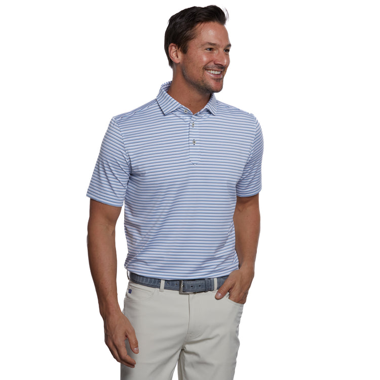 Broome Men's Striped Golf Polo – Stitch Golf