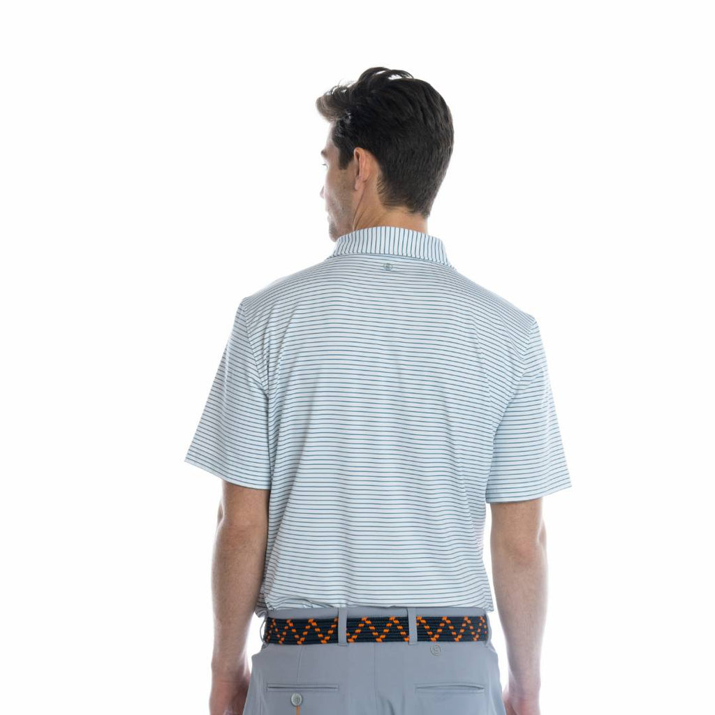 Princeton Striped Golf Polo – Stitch Golf