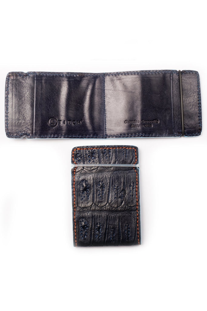 Caiman Leather Golf Wallet – Stitch Golf