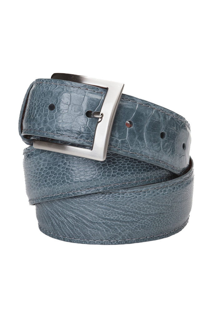 Grey Ostrich Golf Belt – Stitch Golf