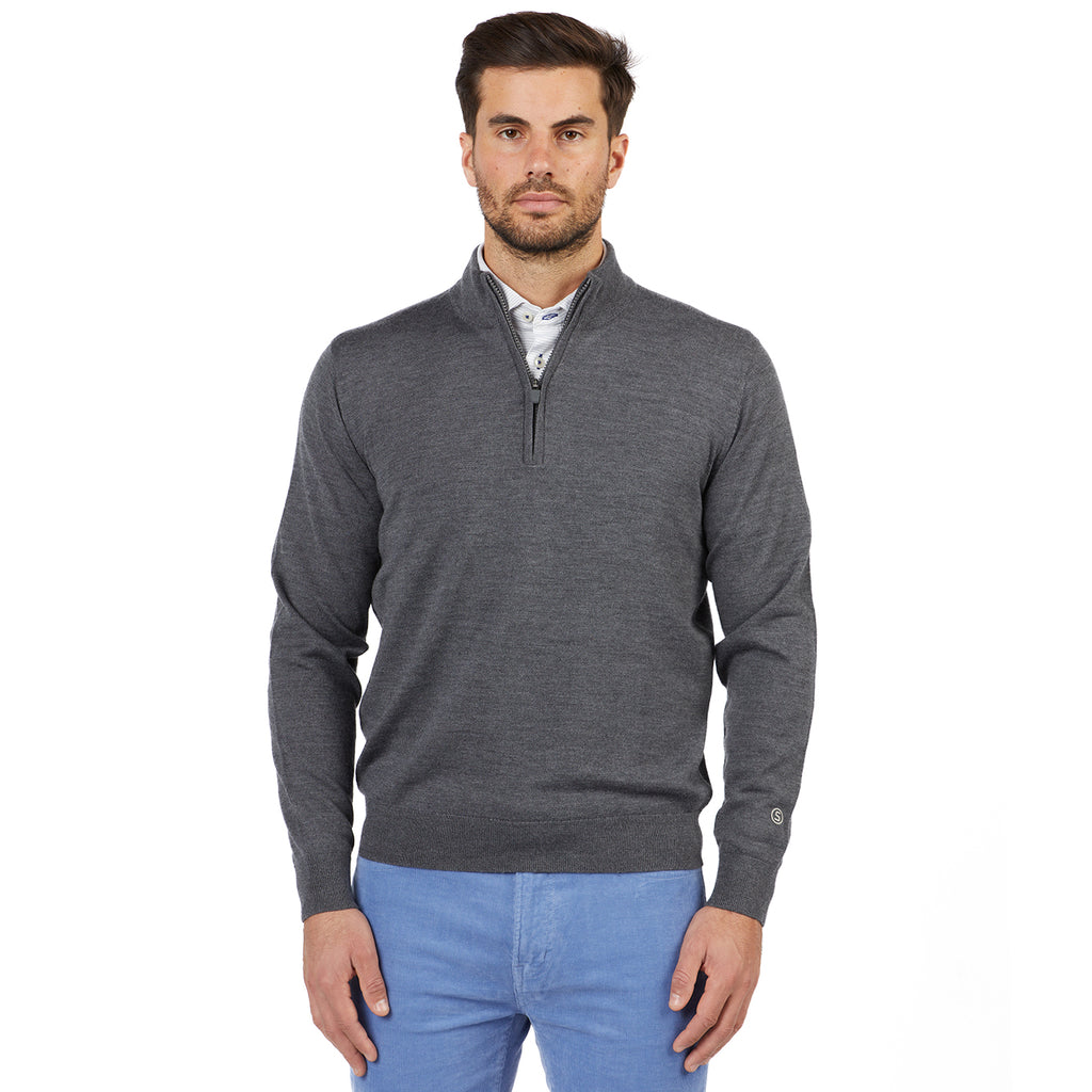 Wembley Merino Wool 1/4 Zip Golf Pullover – Stitch Golf